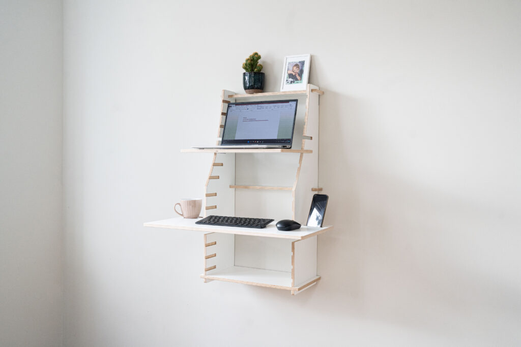 Adjustable and wall-mounted Murphy Desk - functionsite.com